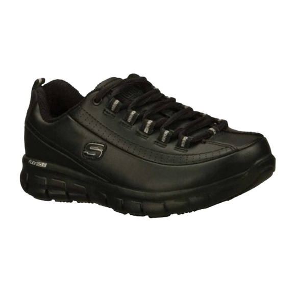 Skechers | Shoes | Skechers Work Sure Track Trickel Black 75 X Wide ...